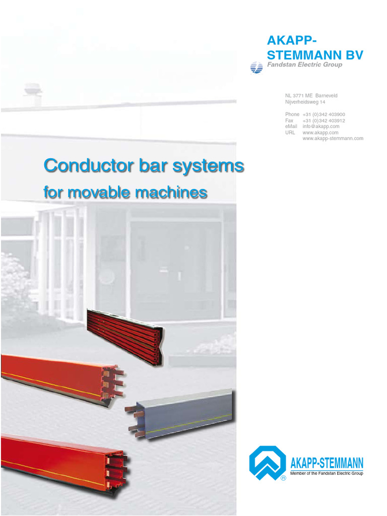 AKAPP-STEMMANN Conductor Bar Systems | PDF | Electrical Conductor ...