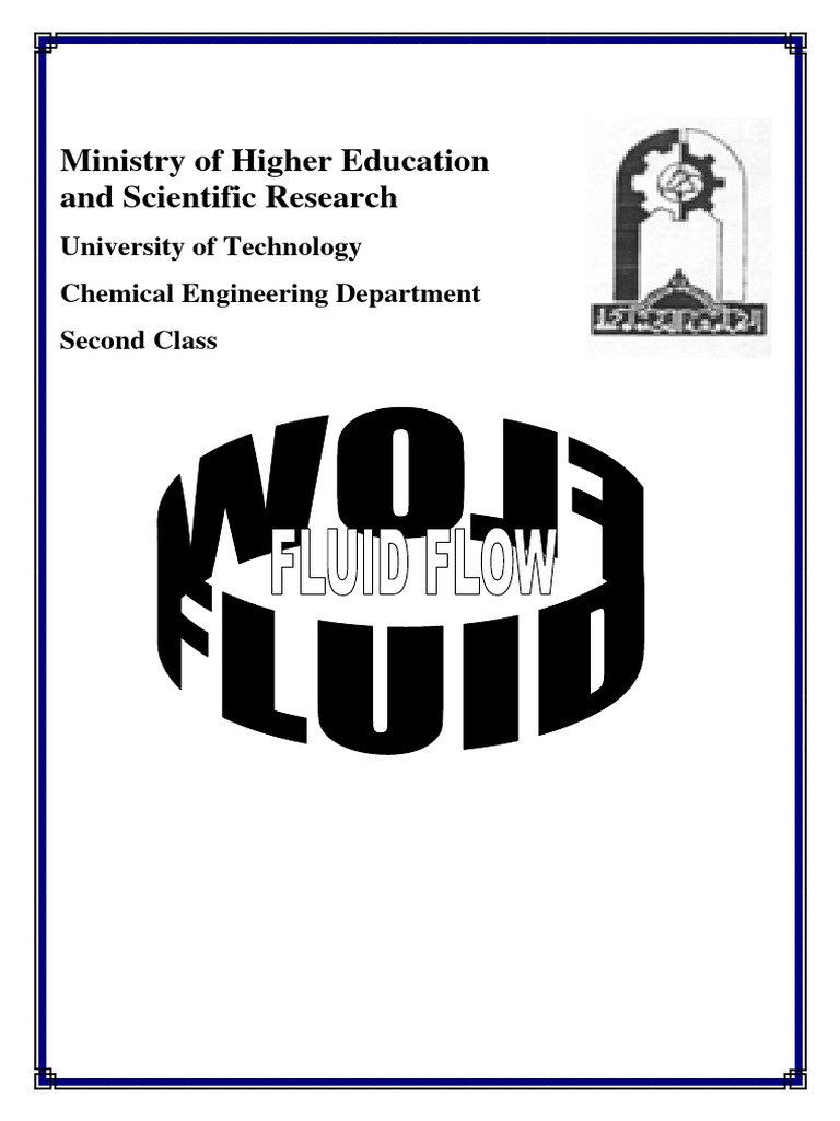 FLUID - FLOW - LECTURES - DR - Salah - 1 Good | PDF