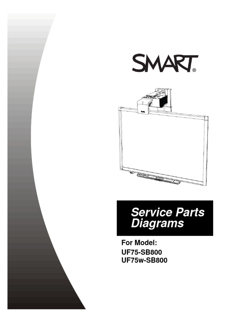 Uf75 Uf75w Sb800partsdiagramsv15jan15 | PDF | Manufactured Goods