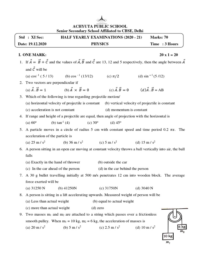 PHYSICS | PDF | Force | Acceleration