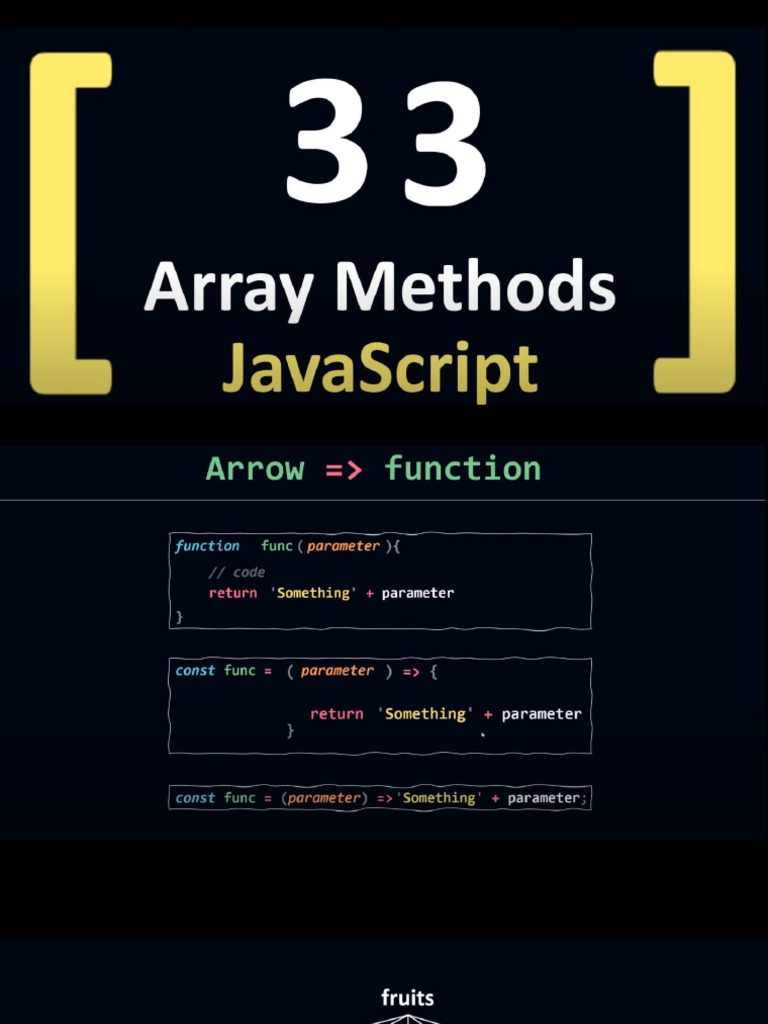 33 Array Methods | PDF