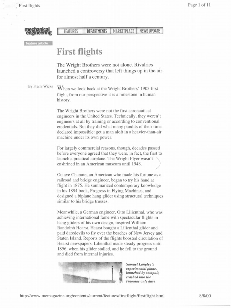 First Flights | PDF