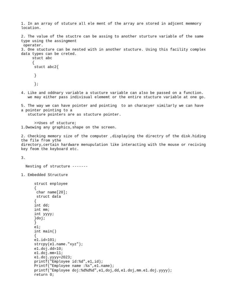DATA Stucture | PDF | Pointer (Computer Programming) | Computer Data