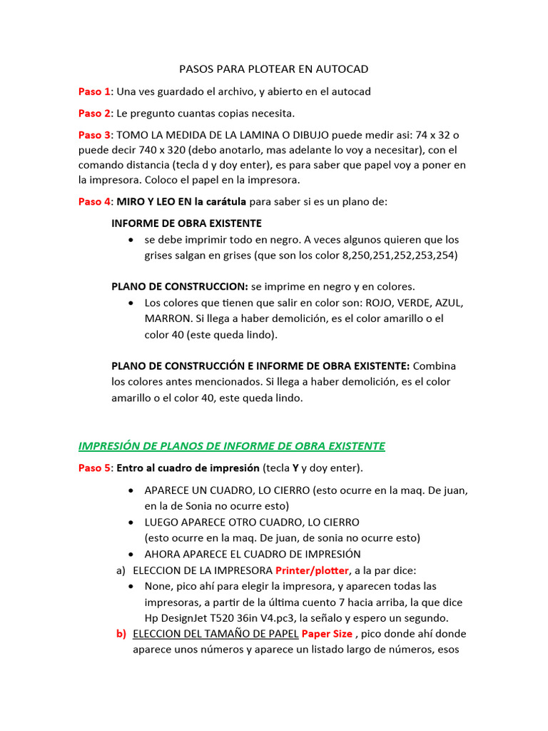 Pasos Para Plotear en Autocad | PDF | Color | Hojas de estilo en cascada
