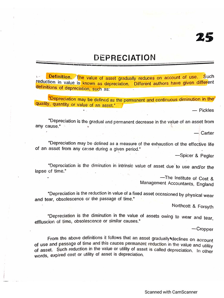 Ch#12 Depreciation | PDF