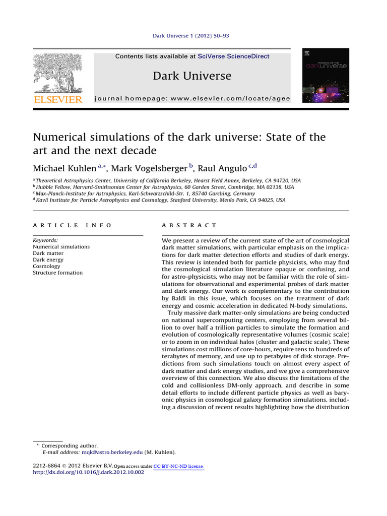 Dark Matter and Simulation Hypothesis | PDF | Milky Way | Physical Cosmology