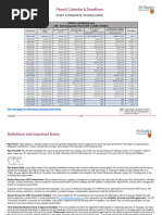 PremierFMS 2025 Payroll Schedule IRIS | PDF