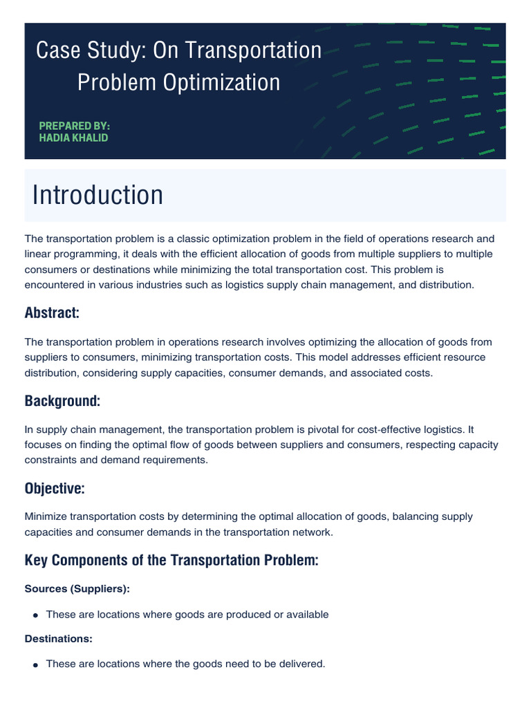 Business Proposal Professional Doc in Dark Blue Green Abstract ...