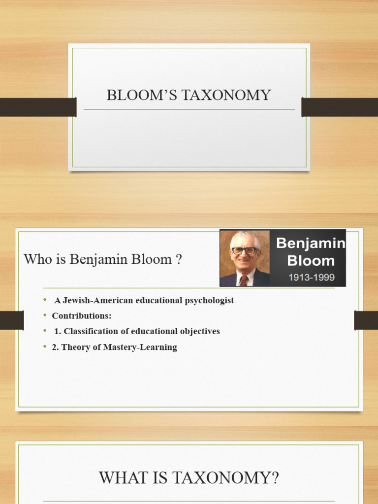 Bloom's Taxonomy | PDF | Learning | Intelligence