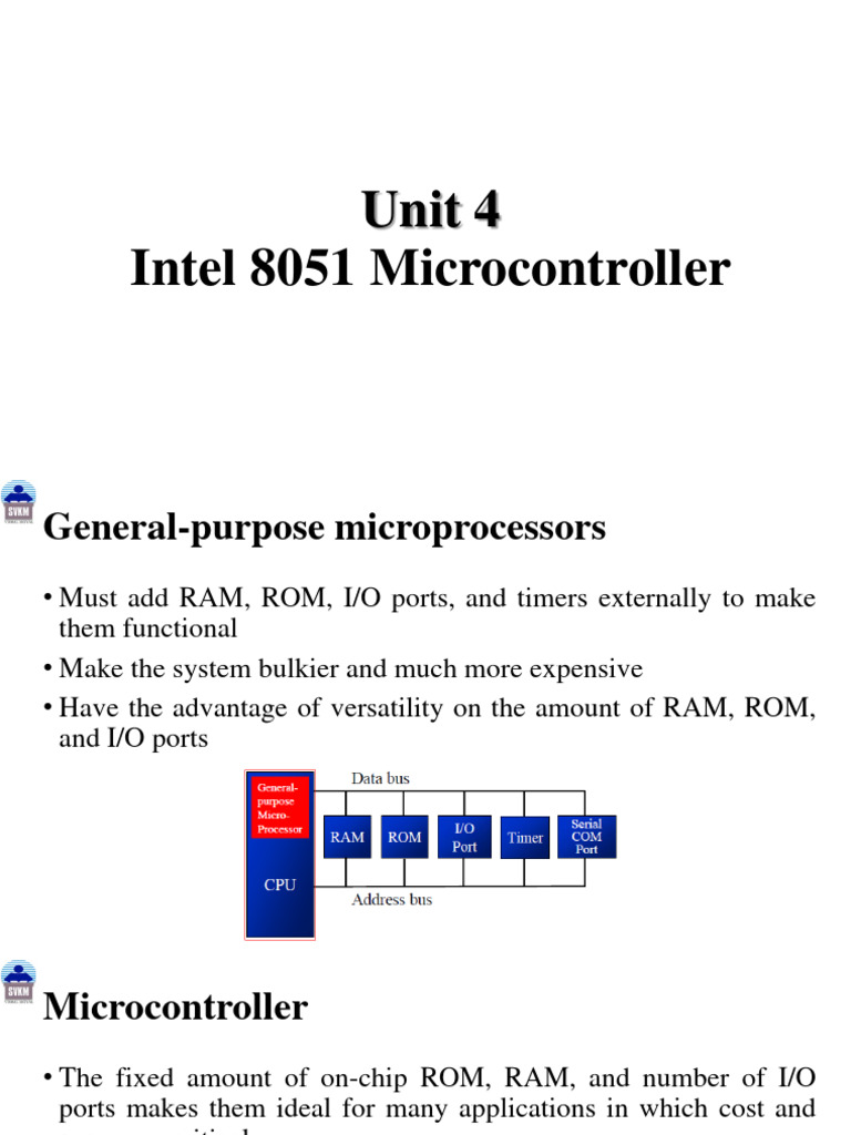 Mpmc U4 Ppt Pdf Microcontroller Assembly Language 