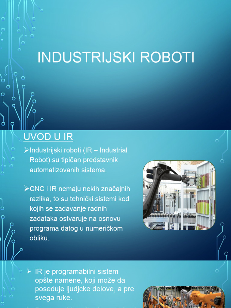 Industrijski Roboti | PDF