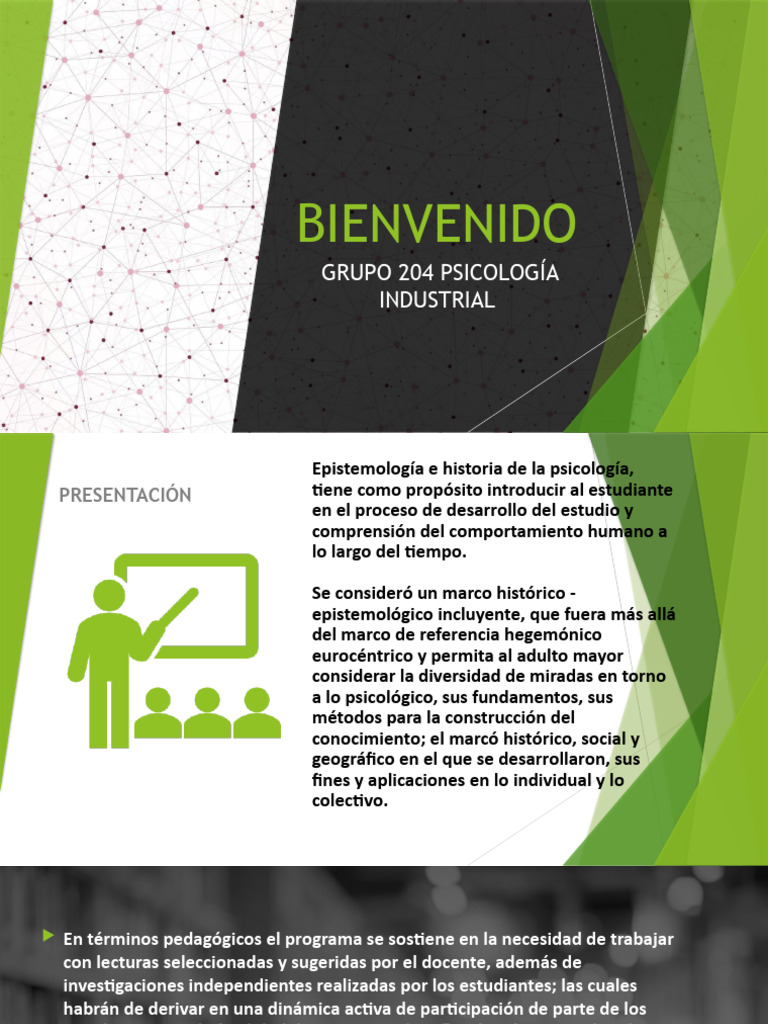 Psicologia Presentacion 2024 | PDF | Sicología | Psicología industrial y organizacional