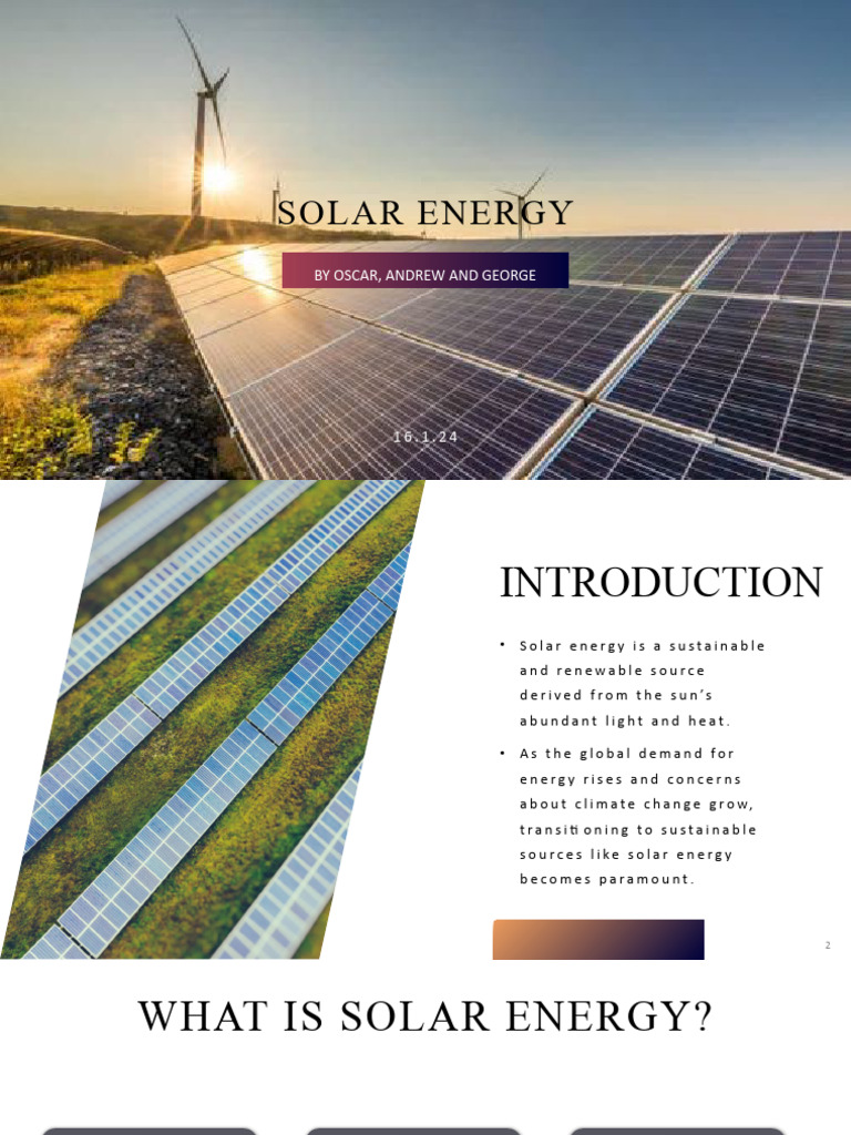 Solar Energy: Benefits and Challenges | PDF | Solar Energy | Solar Power