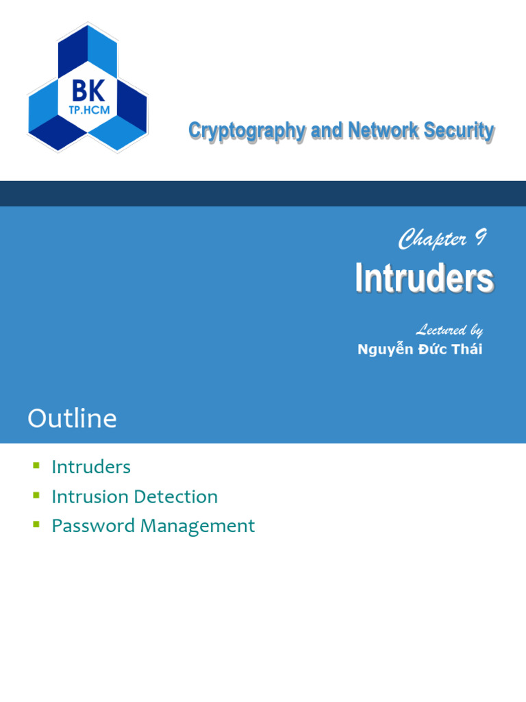 Intrusion Detection and Password Management | PDF | Password | Computer ...