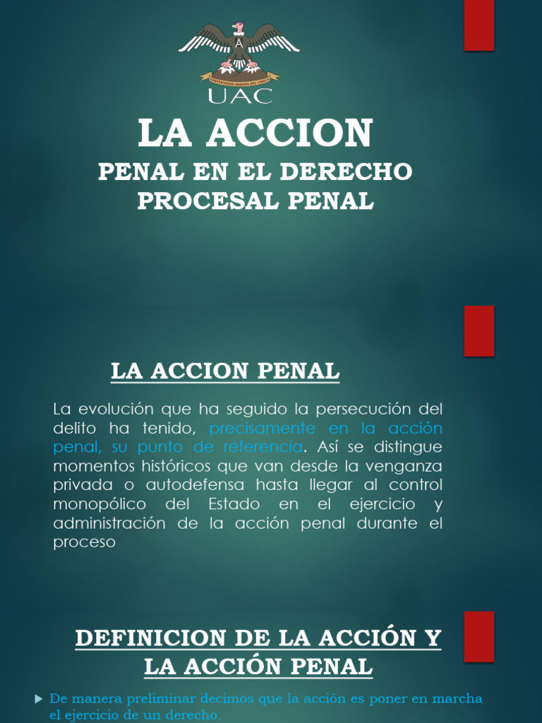 8.-La Accion Penal en El Derecho Procesal Penal | PDF