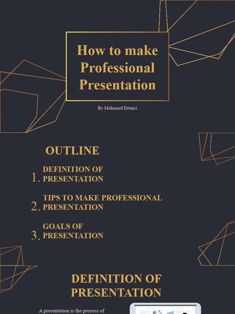 How To Make Professional Presentation | PDF | Cognition | Communication
