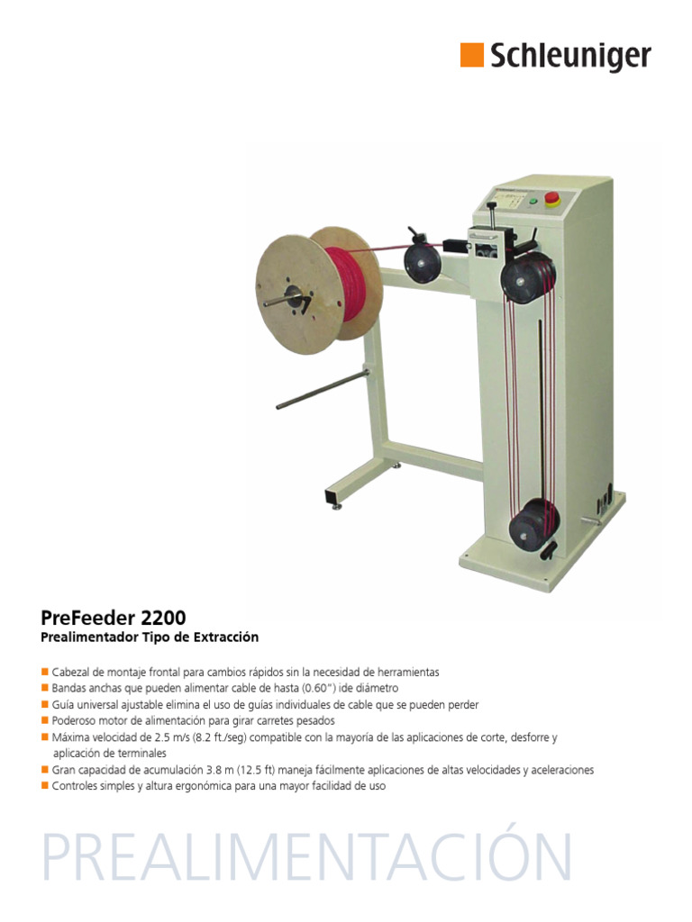 Prealimentación: Prefeeder 2200 | PDF | Ingeniería mecánica | Bienes ...