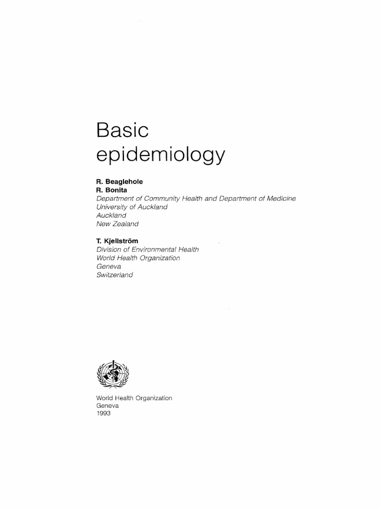 Basic Epidemiology | PDF | Epidemiology | Preventive Healthcare