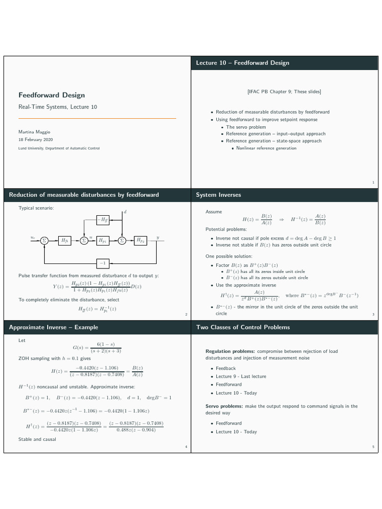 L10 Slides6 | PDF | Control Theory | Applied Mathematics