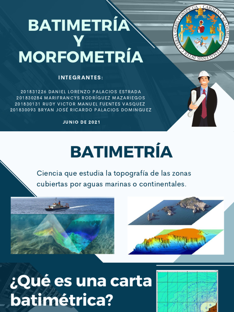Exposición - Batimetría y Morfometría | PDF | Morfometría | Cuenca de drenaje