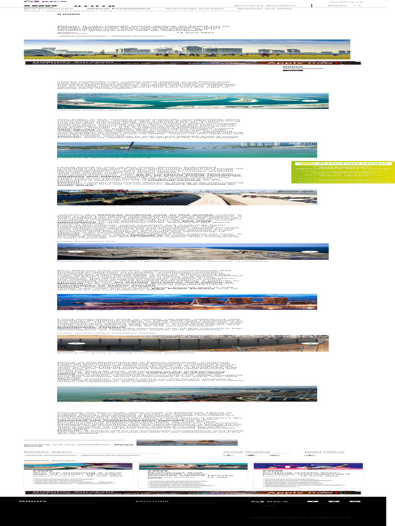 Major Land Reclamation Projects Reviewed | PDF | Oceanography | Environment