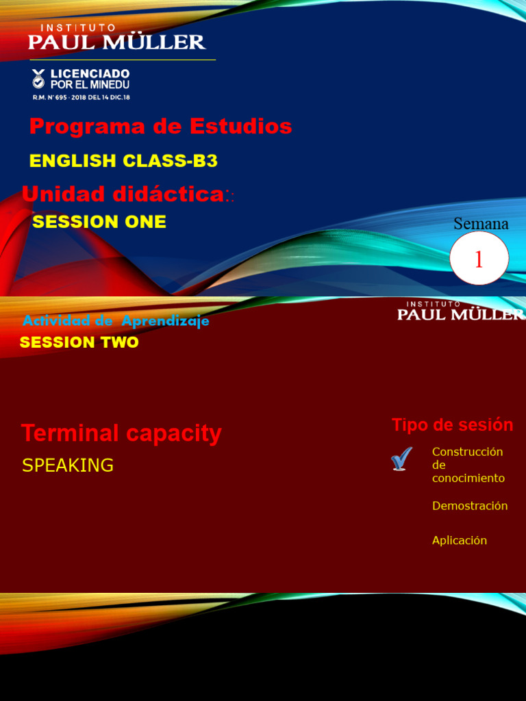 CICLO B3 CLASS - Week 1 | PDF