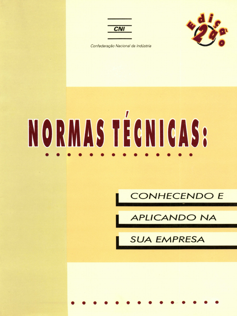 Conhecendo Normas Técnicas CNI | PDF Conhecendo Normas Técnicas CNI | PDF