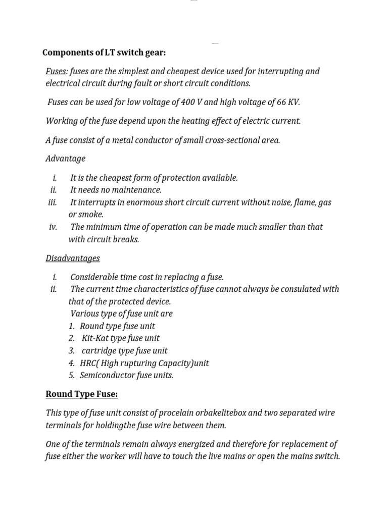 Electrical Installation Basic Electrical | PDF | Fuse (Electrical) | Rechargeable Battery