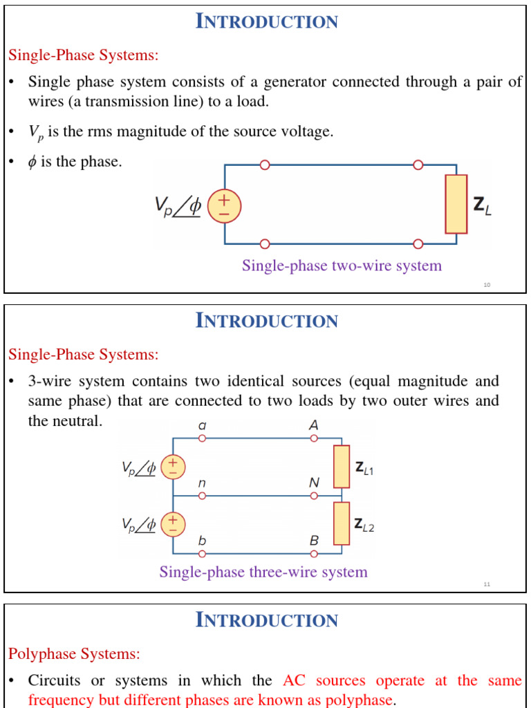 Three Phase System | PDF | Alternating Current | Physical Quantities