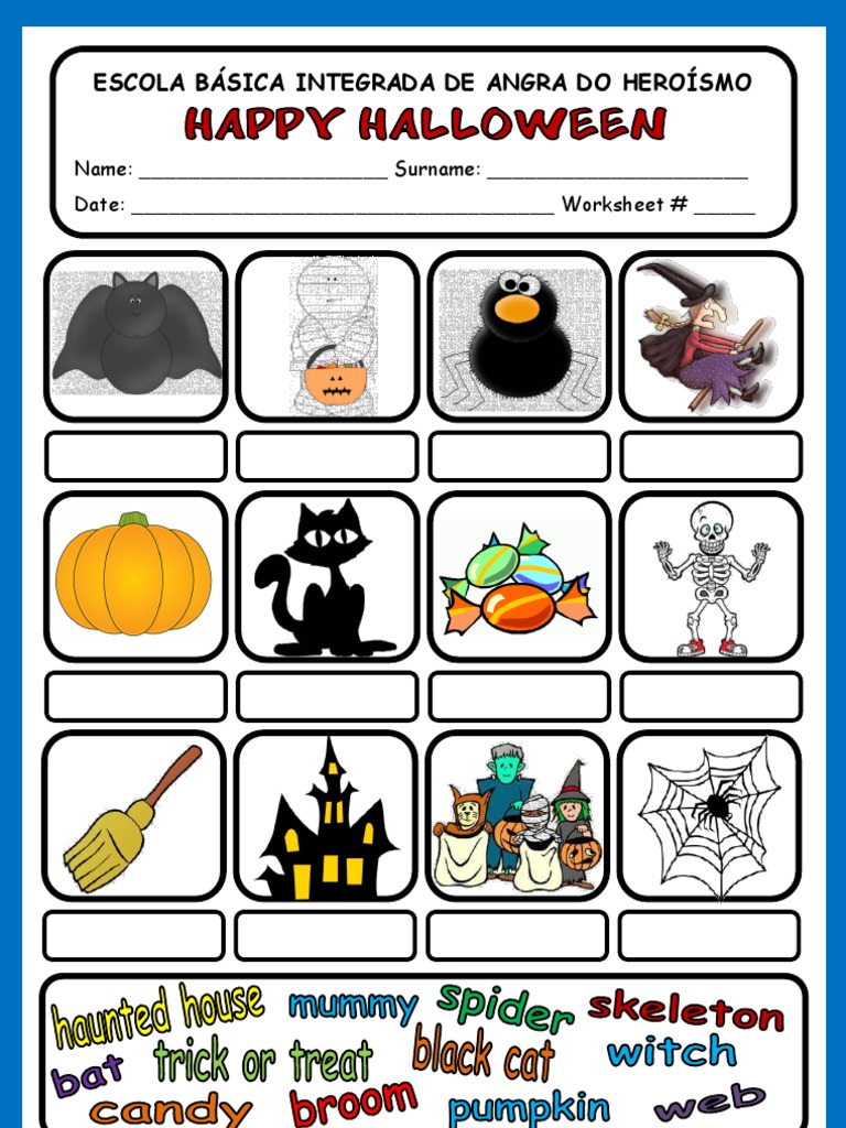 Picture Dictionary - Halloween | PDF