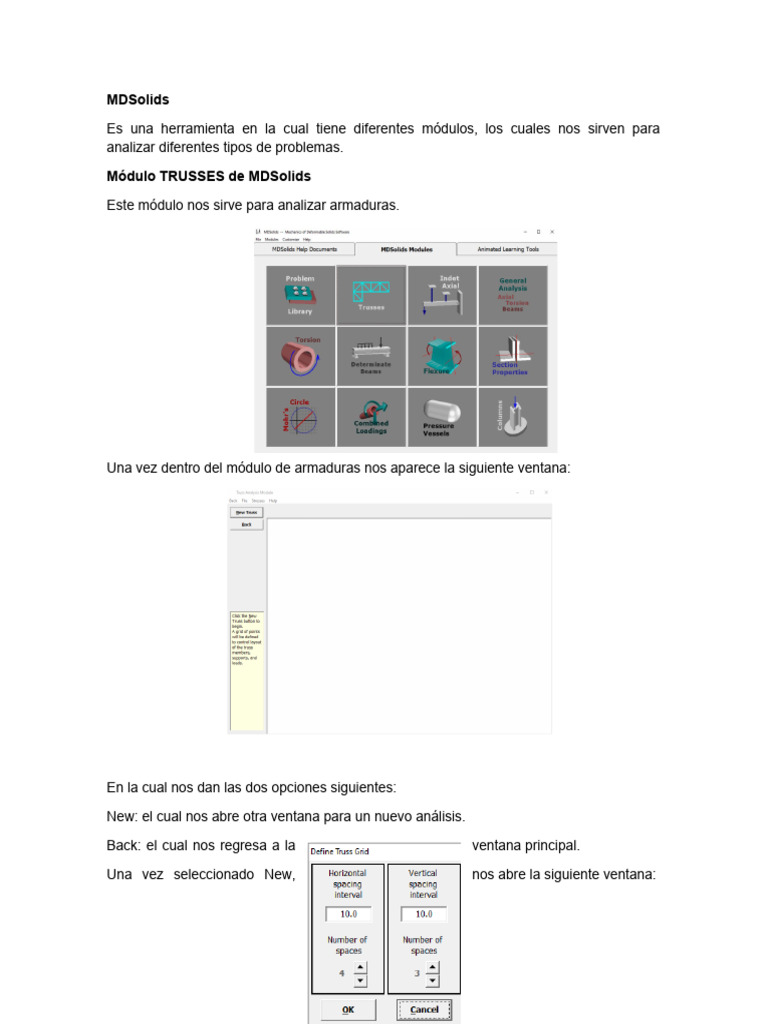 Uso de MDSolids | PDF | Viga (Estructura) | Mecanica clasica