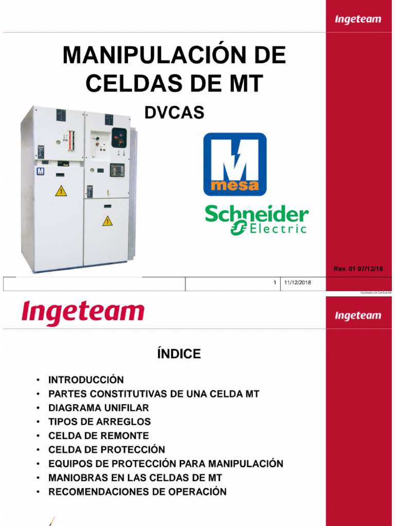 Manipulación de Celdas de MT Rev - 01 | PDF