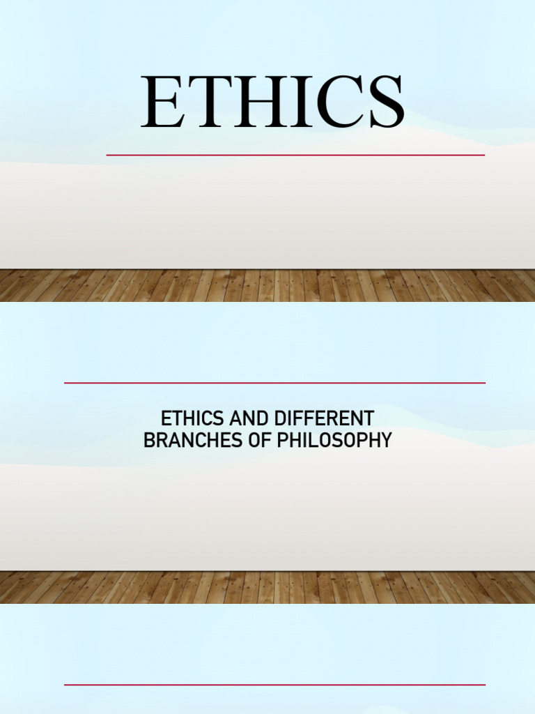 ETHICS | PDF | Morality | Utilitarianism