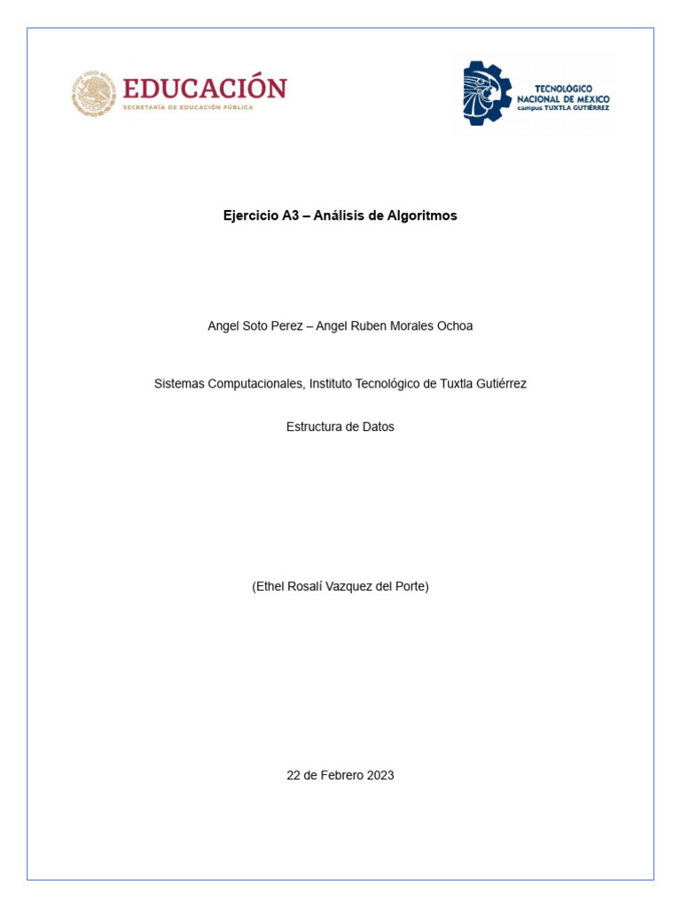 Angel Soto Perez U1 - A3 | PDF | Java (lenguaje de programación) | Algoritmos