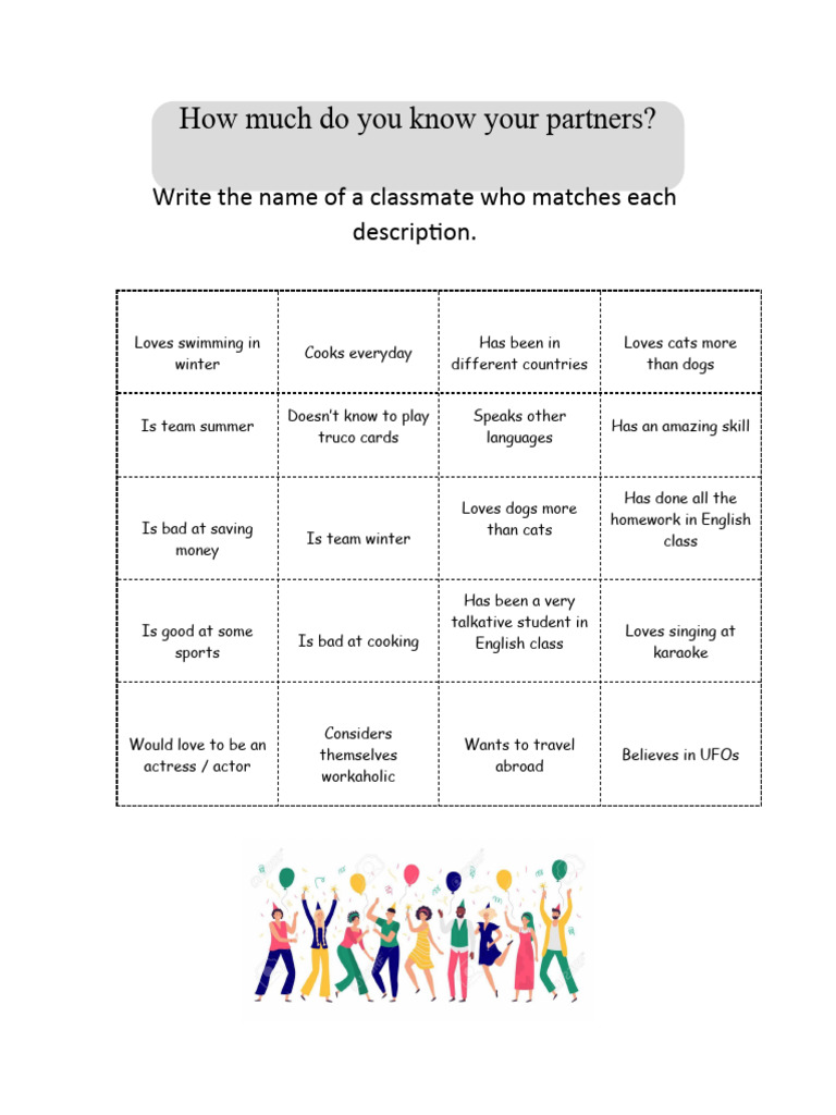 How Much Do You Know Your Partners | PDF