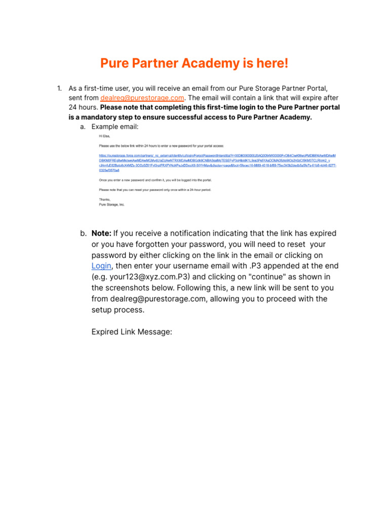 Pure Partner Academy - FE Login Step by Step V.8 | PDF | Password | Ios