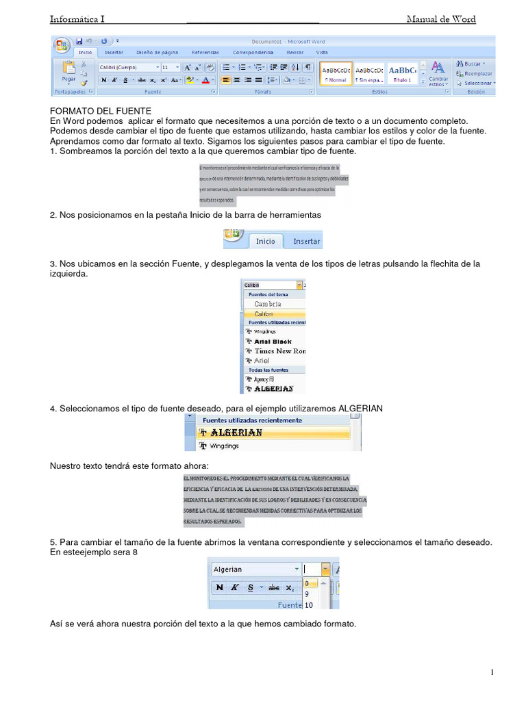 Manual de Word | PDF