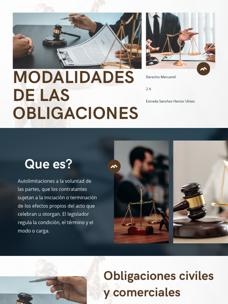 Modalidades de Las Obligaciones | PDF | Pagos | Business