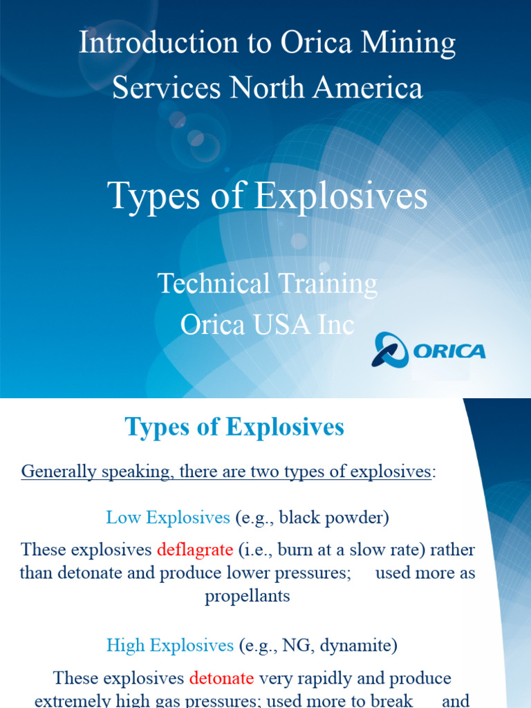 Explosive Types | PDF | Gunpowder | Emulsion