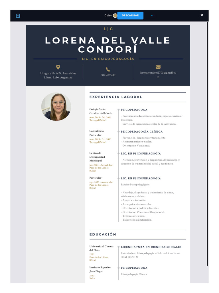 Crea Un Currículum Asombroso Con Ejemplos-Curriculum | PDF