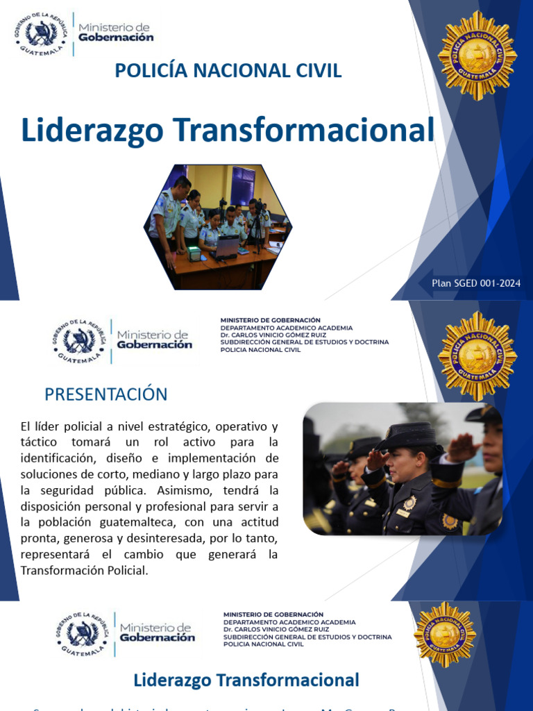 Presentaciones Liderazgo Transformacional | PDF
