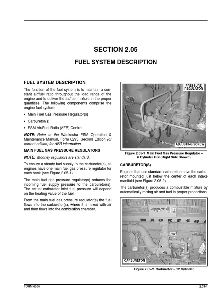 SECTION 2.05: Fuel System Description | PDF | Carburetor | Engines