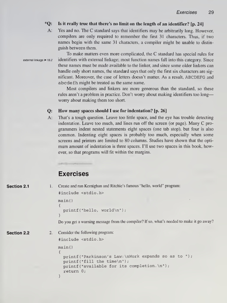 C Exercises | PDF