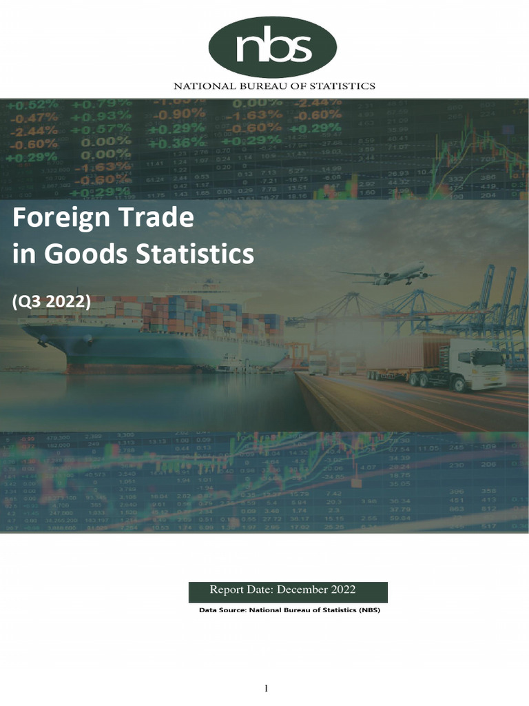 Q3 2022 Foreign Trade Statistics Report | PDF | Petroleum | Goods
