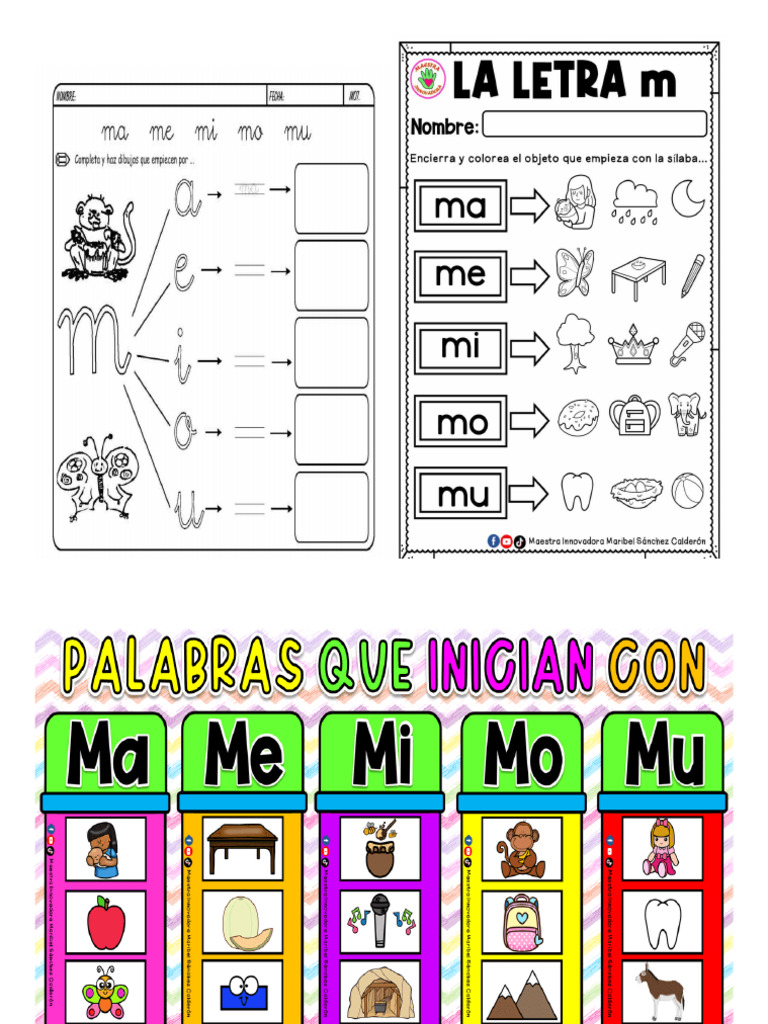 Actividades Con M | PDF