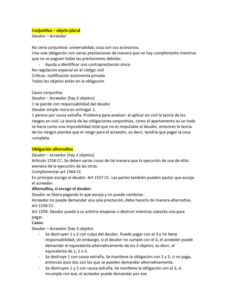 Obligaciones | PDF | Pagos | Estatuto de limitaciones
