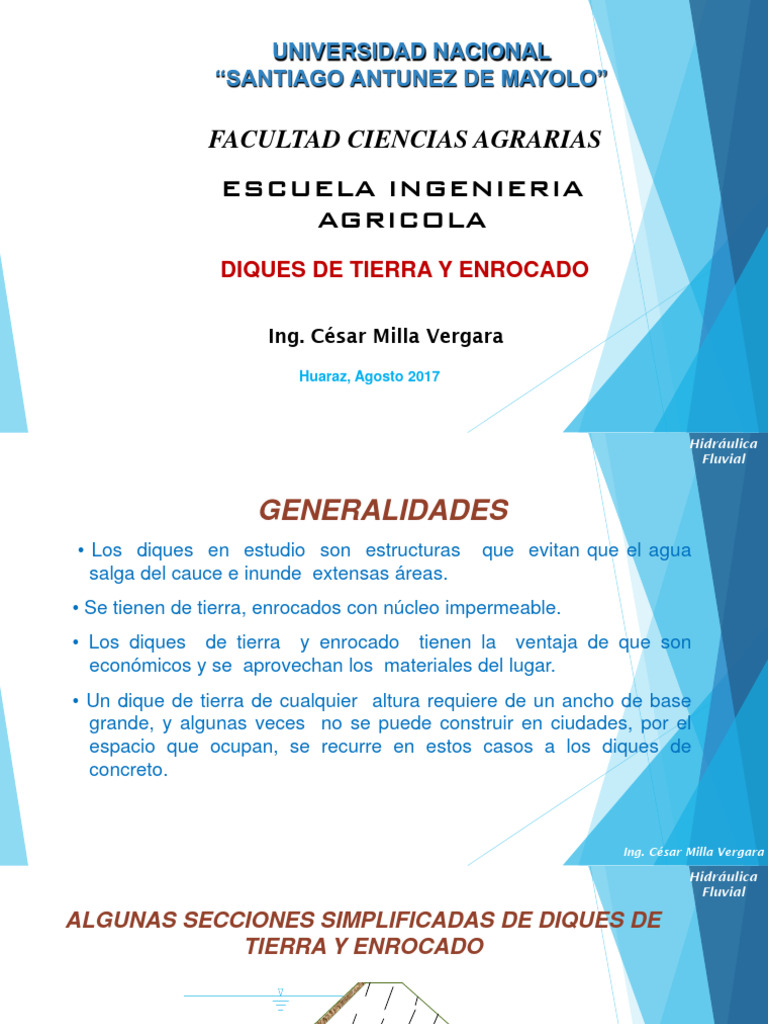 Diques y Enrocado | PDF | Dique | Fundación (Ingeniería)