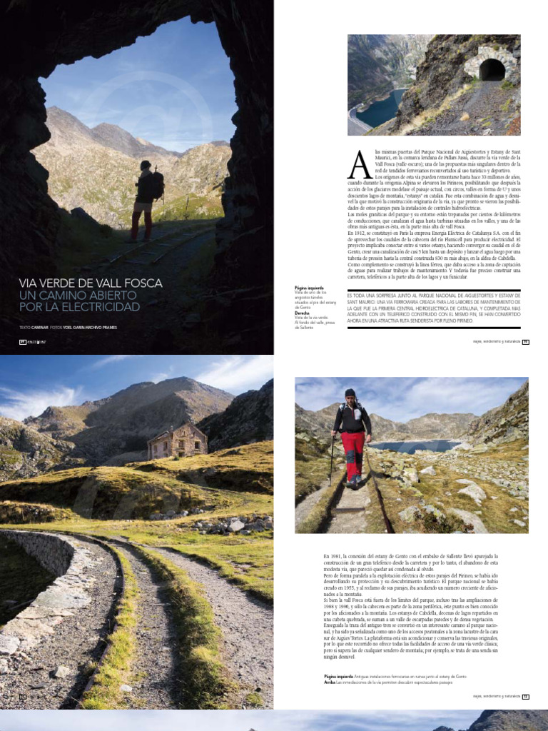 Vía Verde de Vall Fosca (Caminar Nov.08) | PDF | Infraestructura de transporte | Transporte