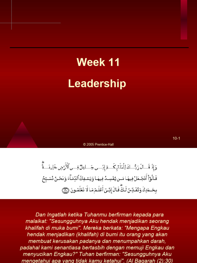 Week 11 Leadership | PDF