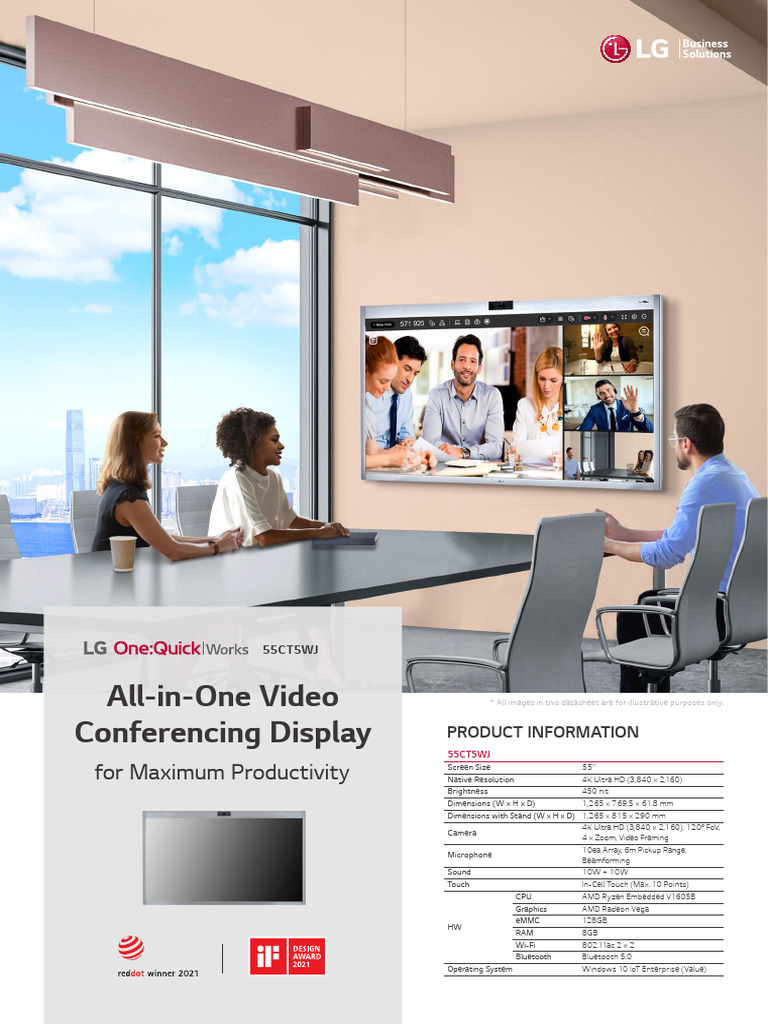 55CT5WJ - Datasheet (Low) - LG OneQuick Works - 211015 | PDF | Mobile App | Videotelephony